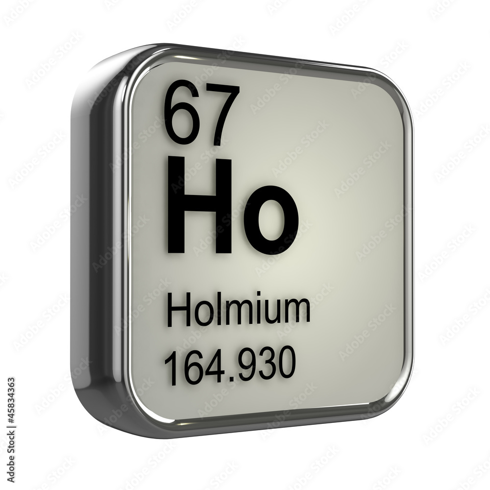 3d Periodic Table - 67 Holmium Stock Illustration | Adobe Stock