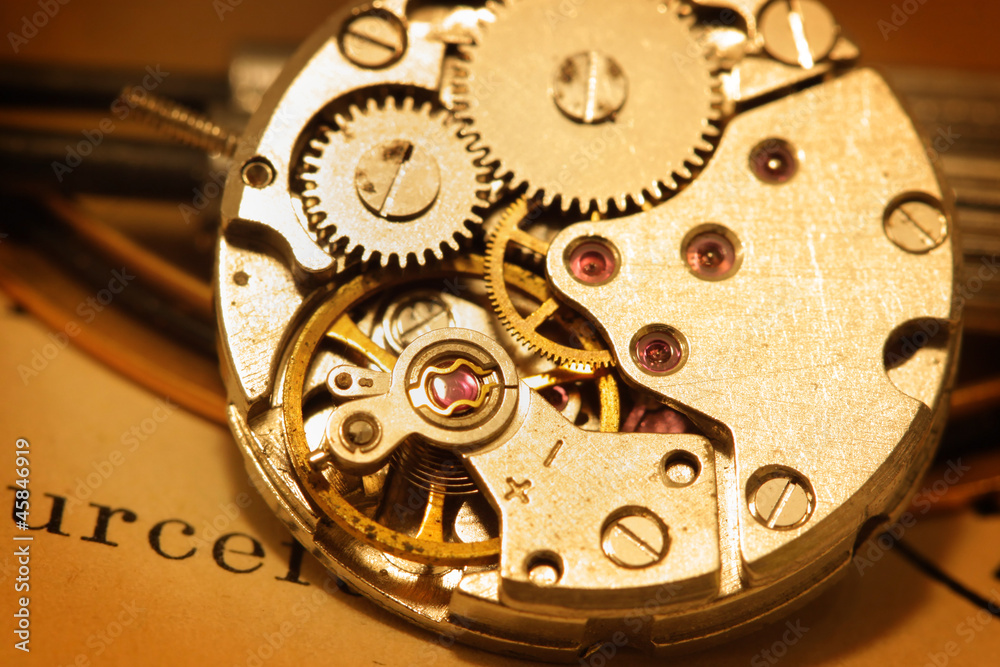 Mechanism of watch Stock Photo | Adobe Stock