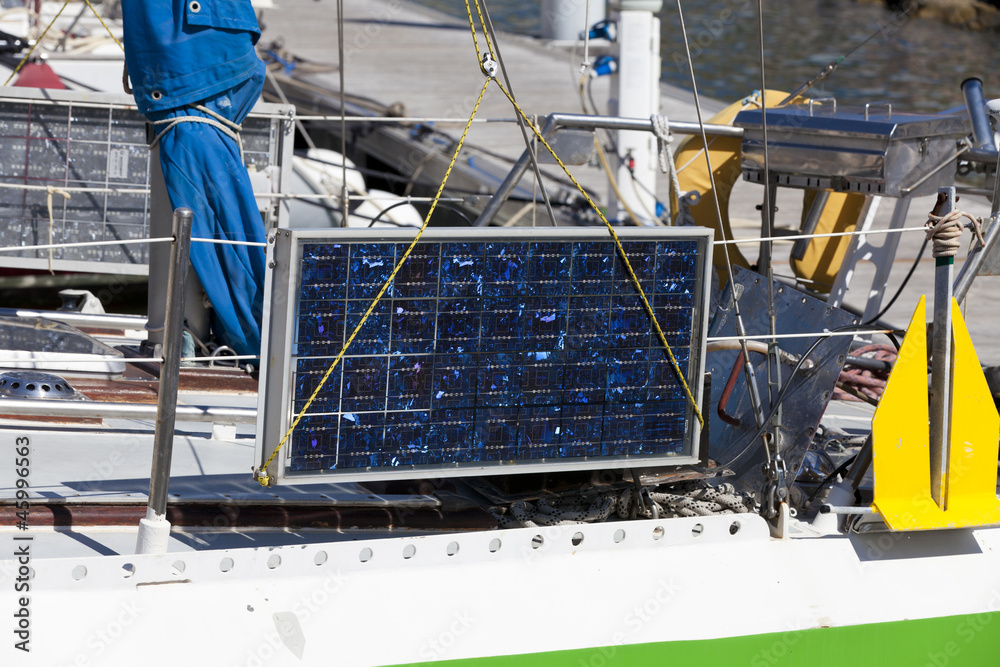 Photovoltaikmodule am Segelboot - Solar Panels on sailboat foto de ...
