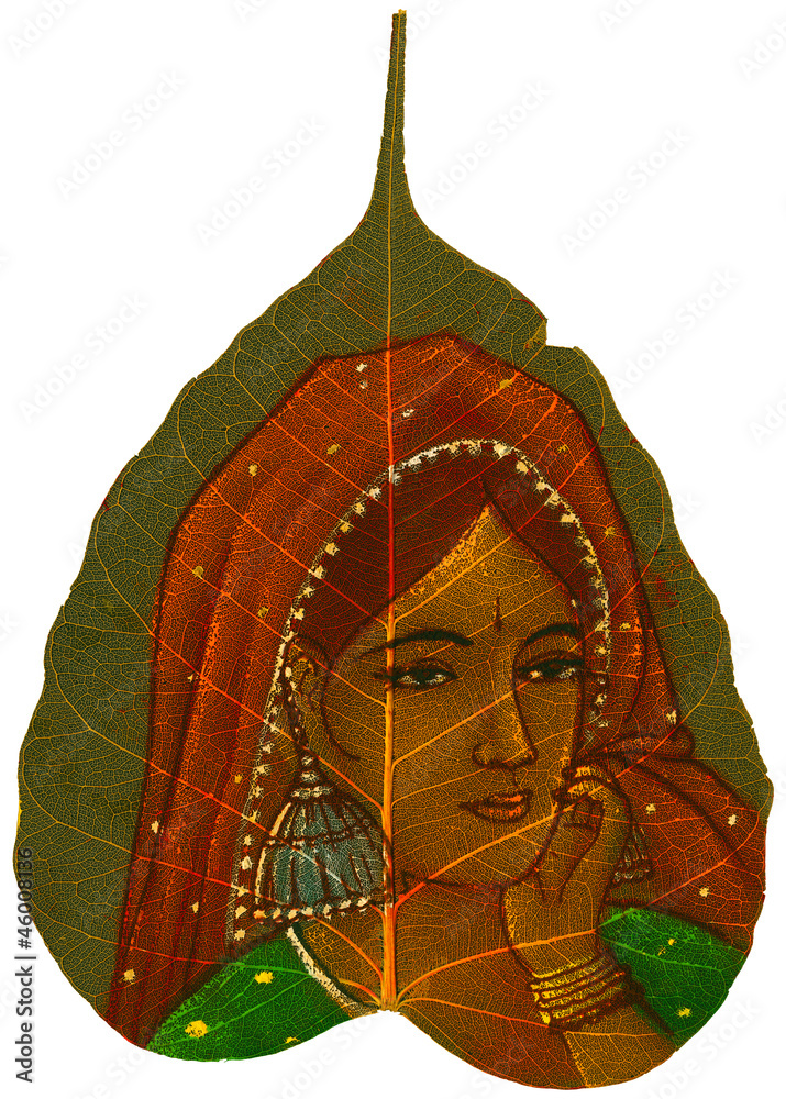 Peepal Leaf Painting