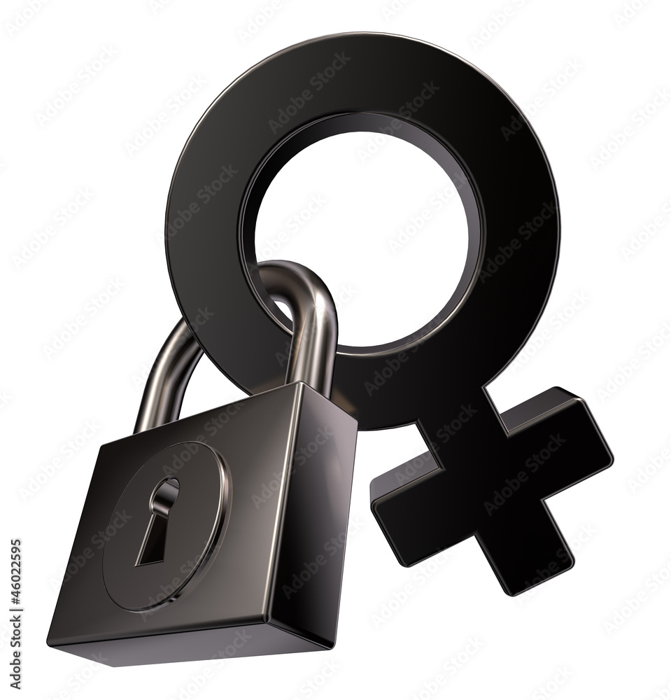 female lock ilustración de Stock | Adobe Stock