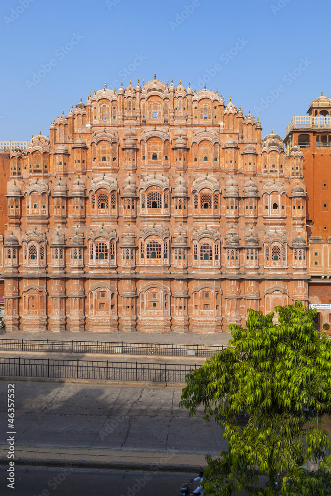 Hawa Mahal, the Palace of Winds in Jaipur, Rajasthan, India. Stock ...