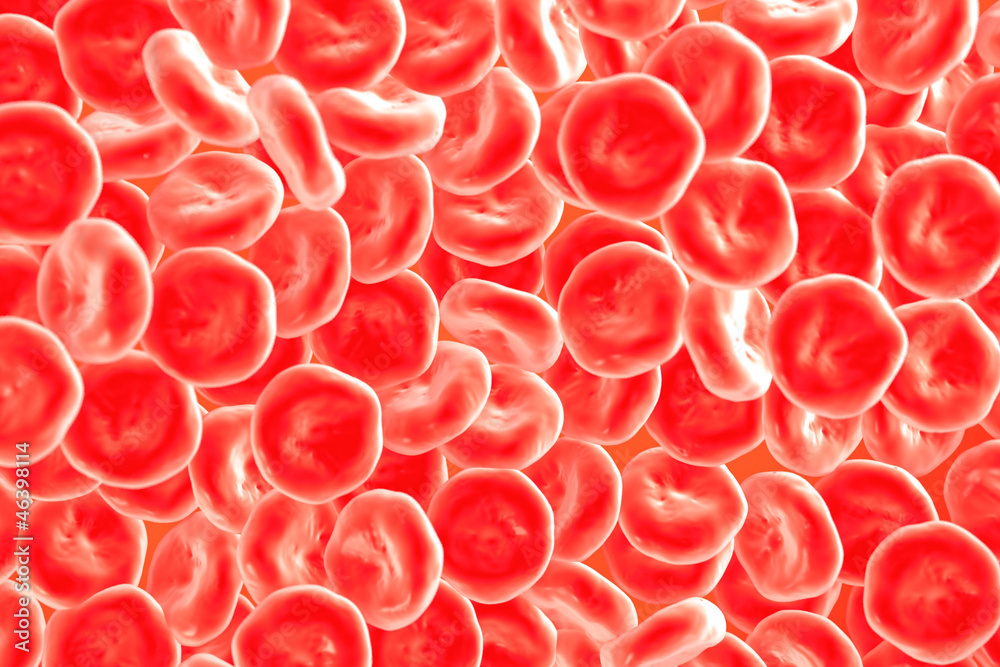 illustration of red blood cells in high detail Stock Illustration ...