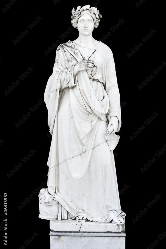 Statue of a Greek mythical muse Stock Photo | Adobe Stock Statue of a Greek mythical muse Stock Photo | Adobe Stock