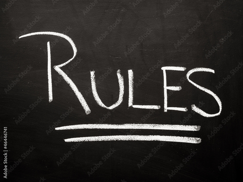 Rules Stock Photo | Adobe Stock