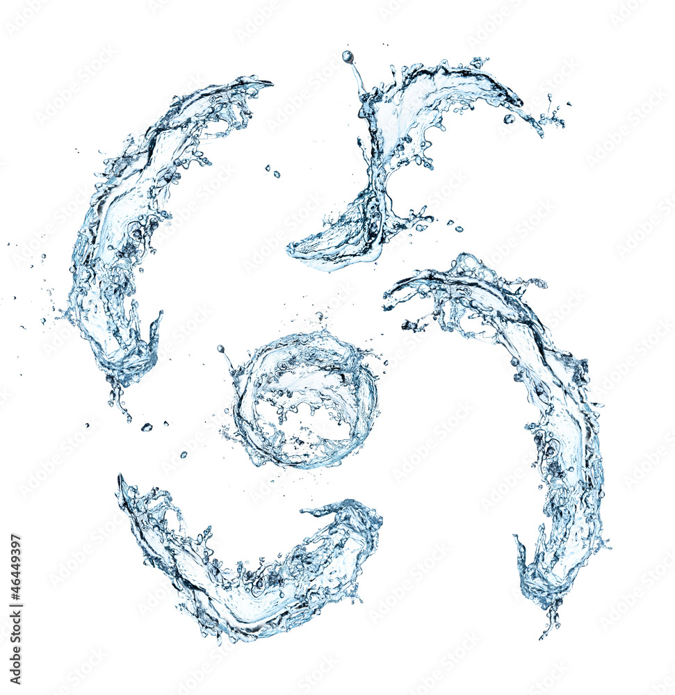 Special symbols of water alphabet Stock Photo | Adobe Stock