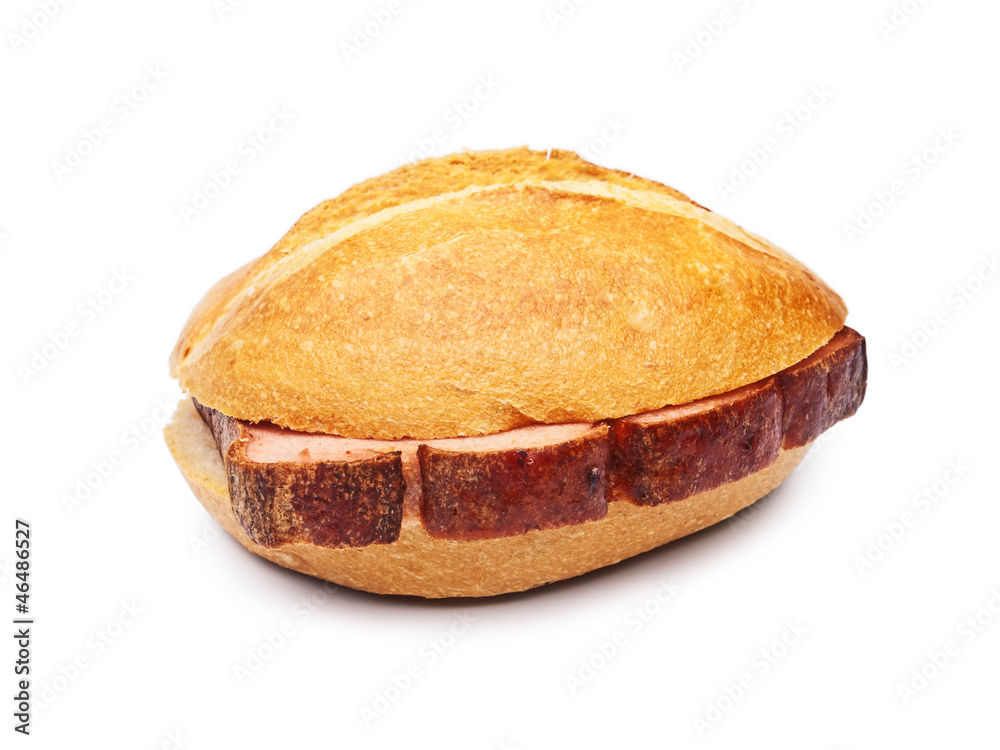 Leberkässemmel Stock-Foto | Adobe Stock