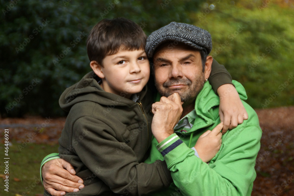 Vater und Sohn Stock Photo | Adobe Stock