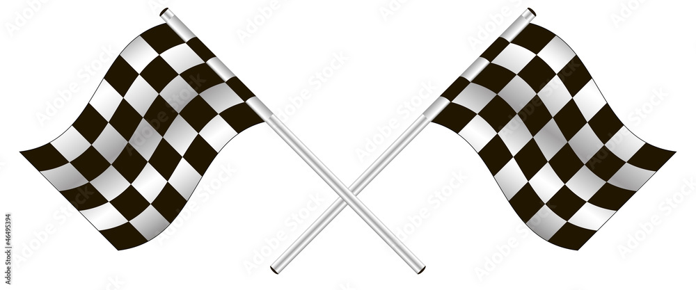 checkered flag. vector Stock Vector | Adobe Stock