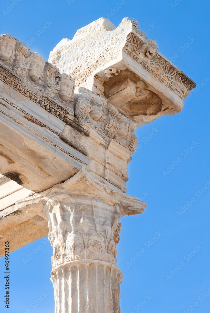 Details of ancient Apollo temple ruins. Stock Photo | Adobe Stock