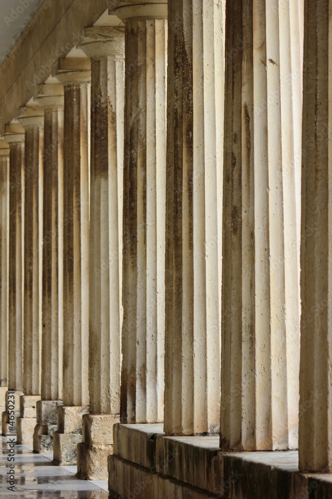 classical greek pillars and columns at Palace of St Michael and St ...