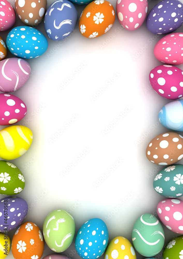 Easter Frame Stock Illustration | Adobe Stock