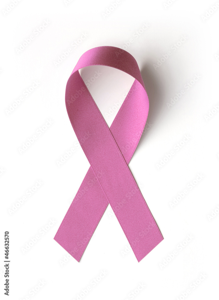 lazo rosa contra el cancer de mama foto de Stock | Adobe Stock