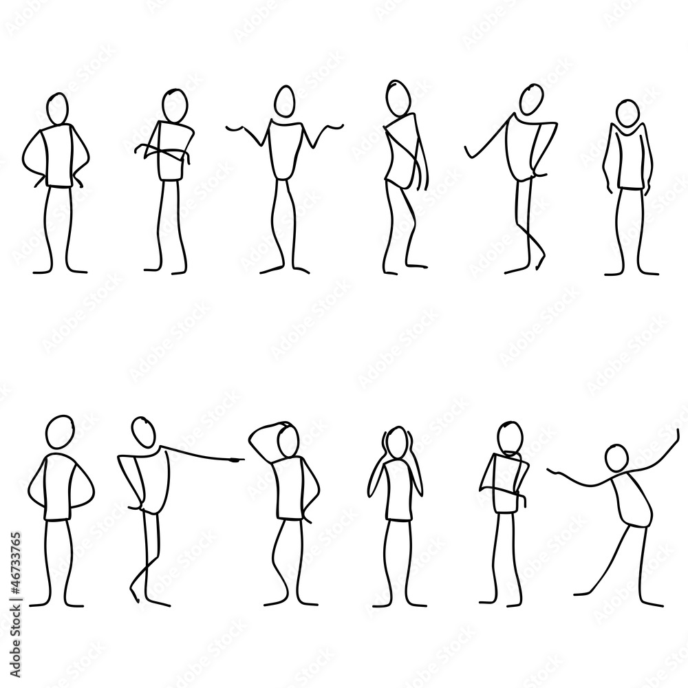 Nonverbale Kommunikation Stock Vector | Adobe Stock