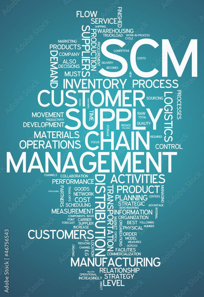 Word Cloud "Supply Chain Management" Stock Illustration | Adobe Stock