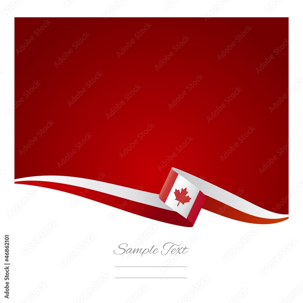 Canadian flag abstract color background vector Stock Vector | Adobe Stock