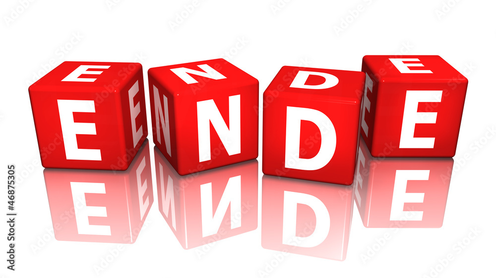 würfel cube ende 3D Stock-Illustration | Adobe Stock