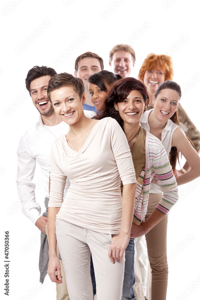 Junge gruppe team mit menschen verschiedenen alters business in Stock ...