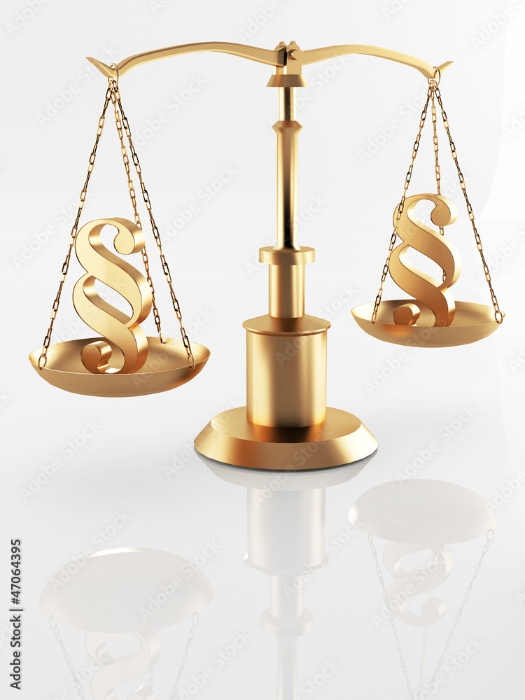 Paragraph waage Stock-Foto | Adobe Stock