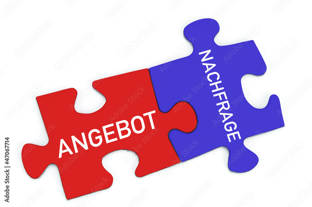 Angebot und Nachfrage Stock-Foto | Adobe Stock