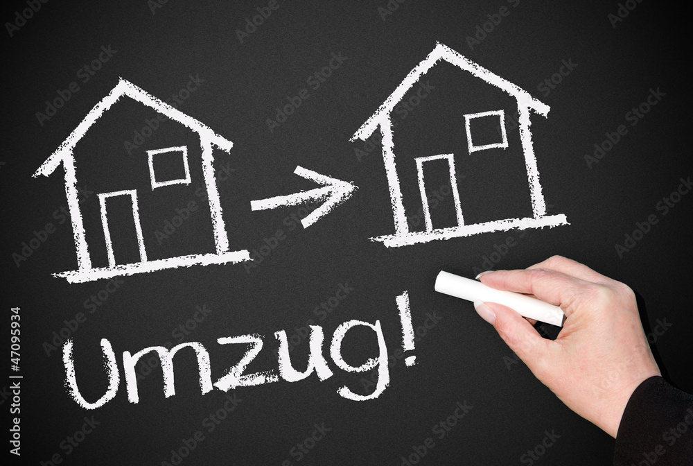 Umzug ! Stock-Illustration | Adobe Stock