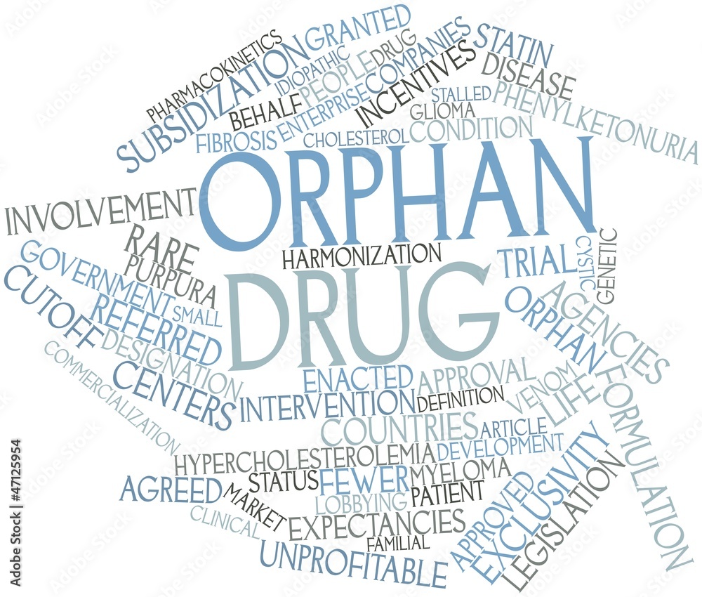 Word cloud for Orphan drug Stock Illustration | Adobe Stock