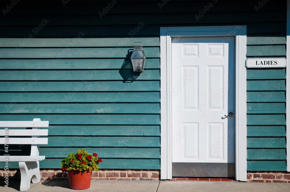 Ladies Room Door