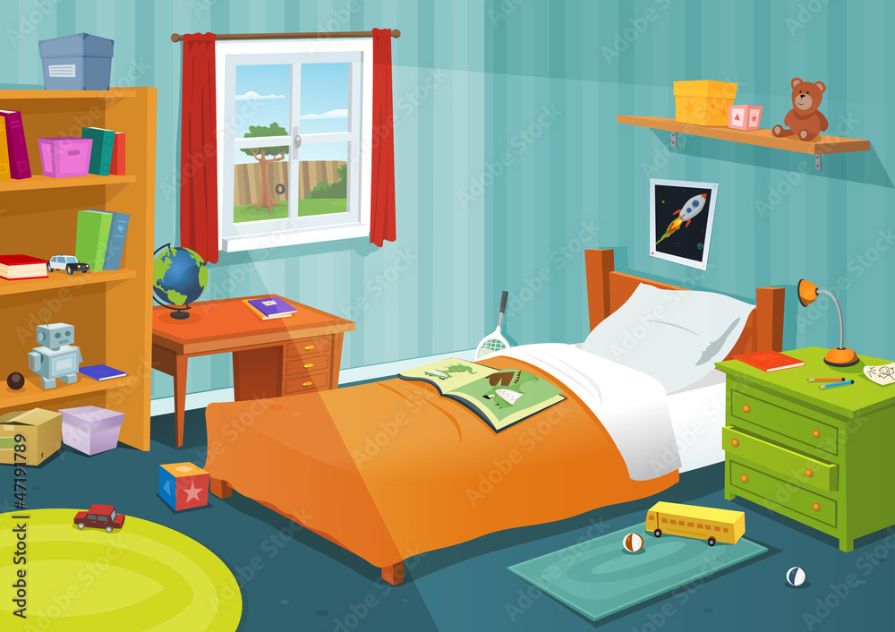 Some Kid Bedroom Stock Vector Adobe Stock some-kid-bedroom-stock-vector-adobe-stock