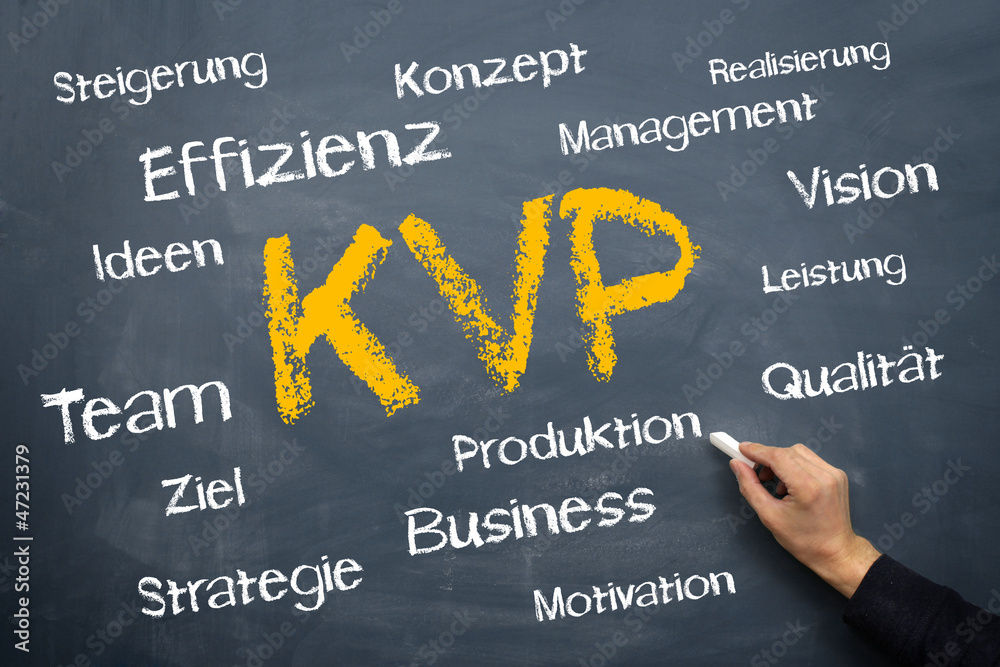 KVP Kontinuierlicher Verbesserungsprozess Stock-Foto | Adobe Stock