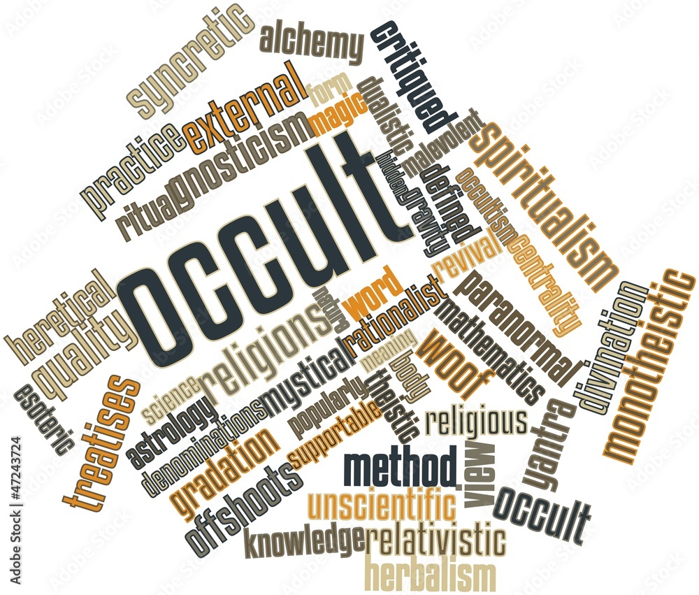 Word cloud for Occult Stock Illustration | Adobe Stock