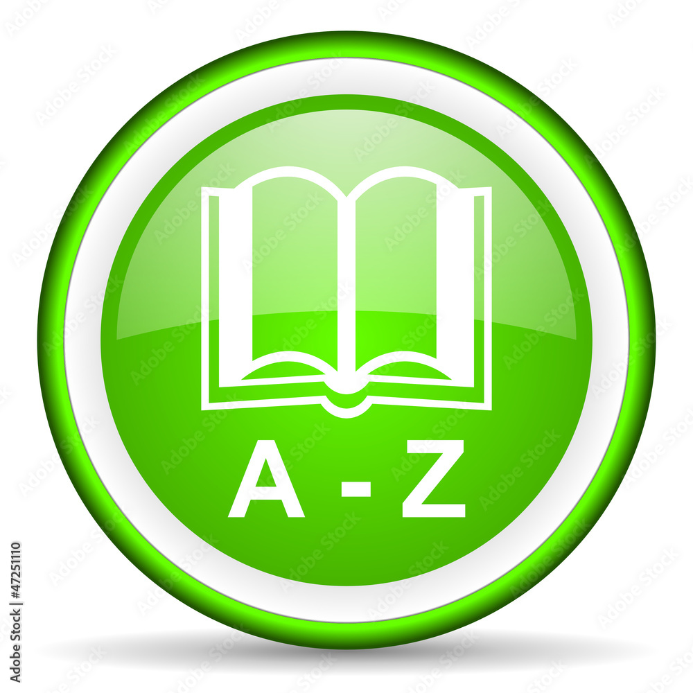 Dictionary Icon Green