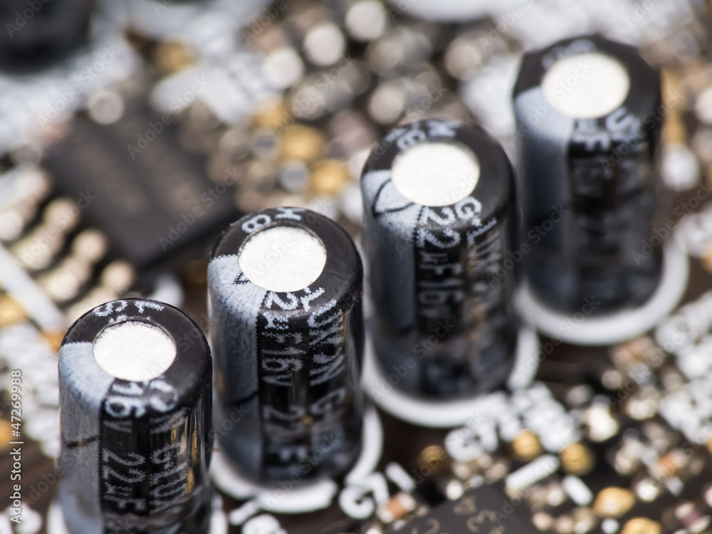 Capacitors Stock Photo | Adobe Stock