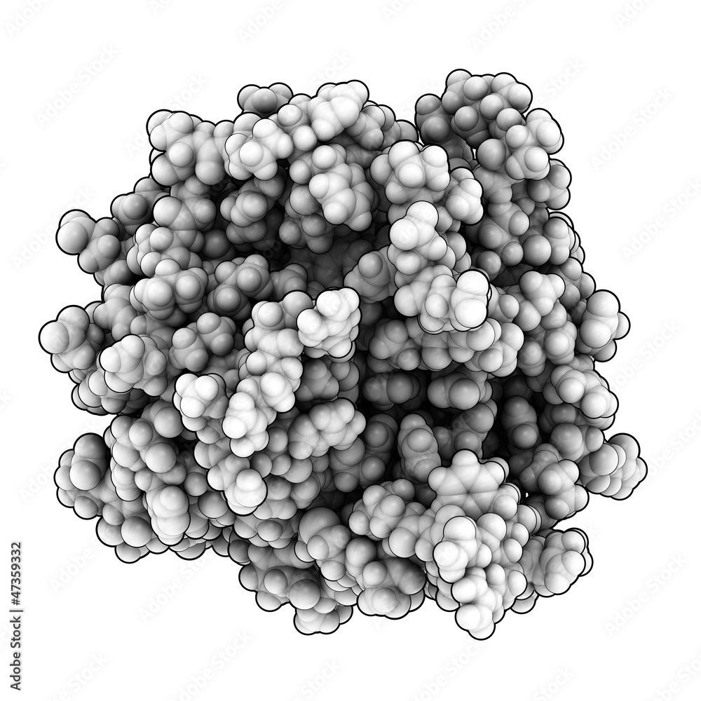 Prostate-specific antigen (PSA), chemical structure Stock Illustration ...