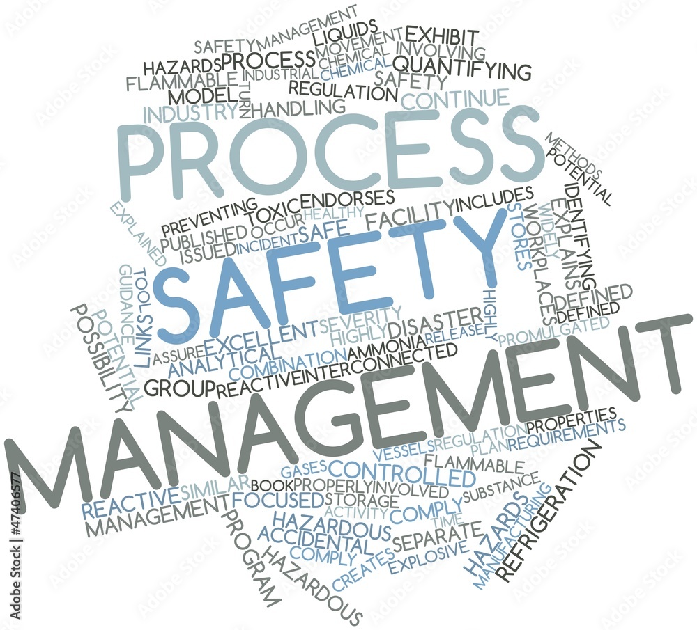 Word cloud for Process safety management Stock Illustration | Adobe Stock