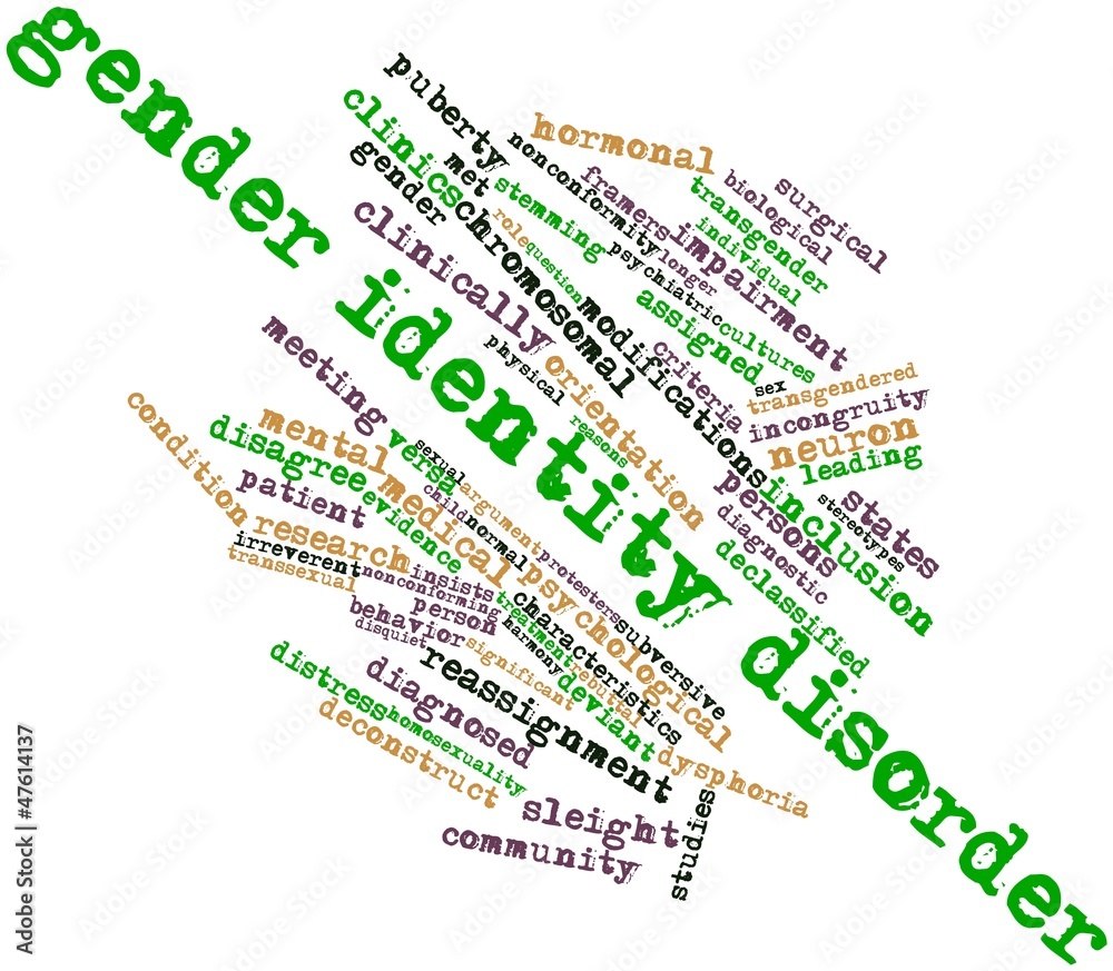 Word cloud for Gender identity disorder Stock Illustration | Adobe Stock