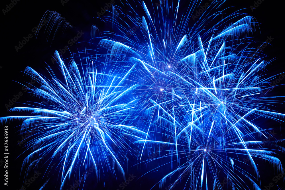 Colorful fireworks Stock Photo | Adobe Stock