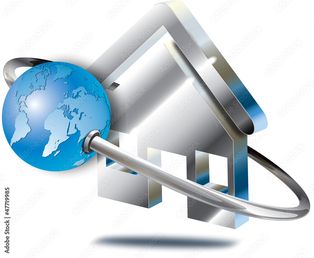 Virtual Tour Icon Stock Vector | Adobe Stock