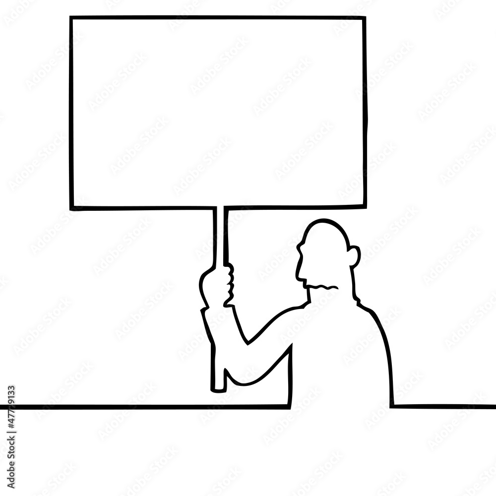 Protest Sign Clipart