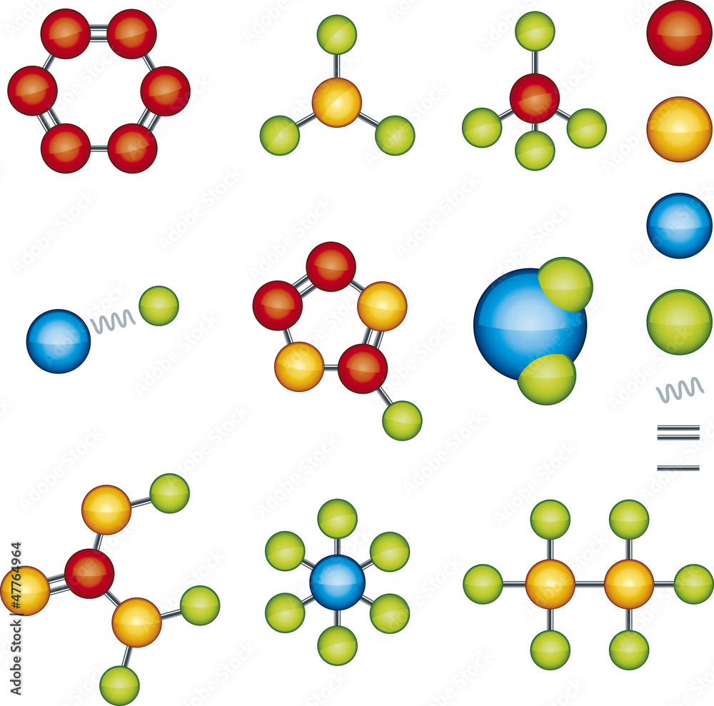 molecule modules Stock Vector | Adobe Stock