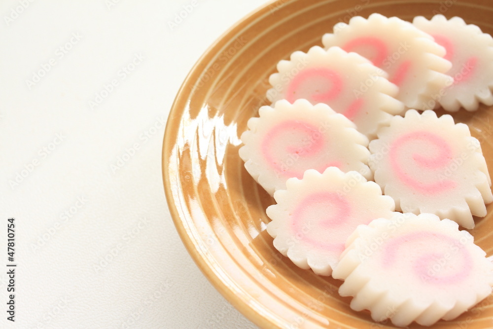 japanese processed food, Naruto surimi Stock Photo | Adobe Stock