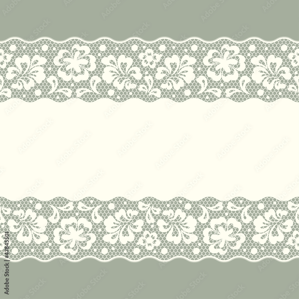 Seamless Lace Pattern Flower Vintage Vector Background Best Flower Site
