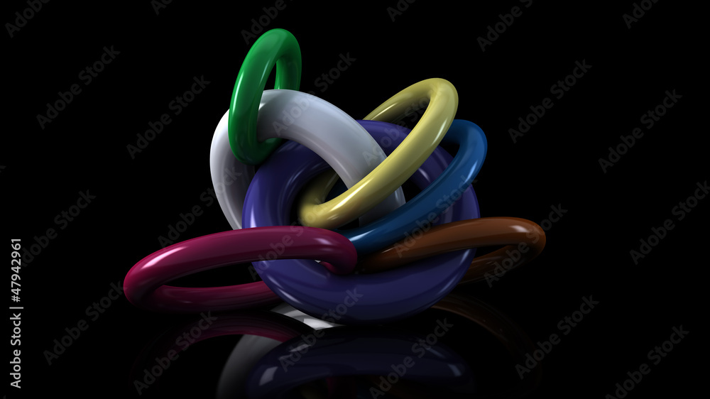 Formas abstractas ilustración de Stock | Adobe Stock