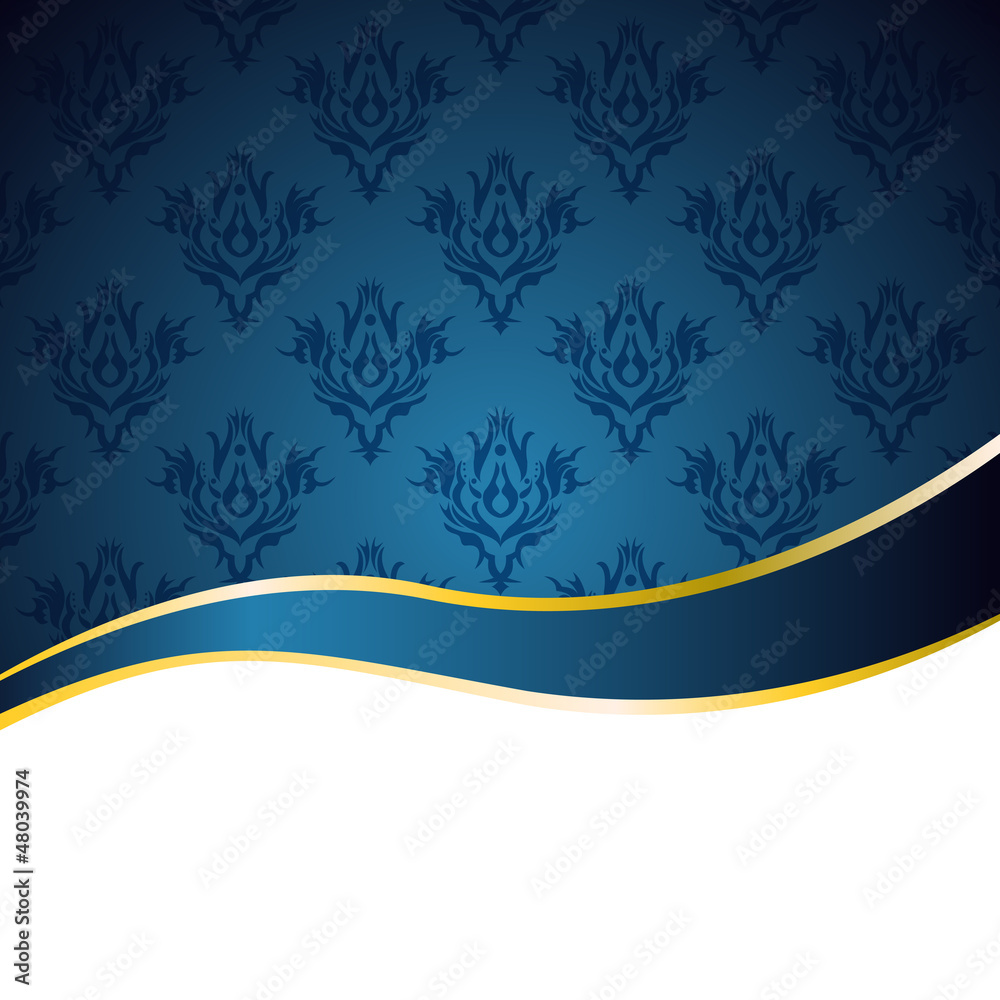 Elegant White And Blue Background