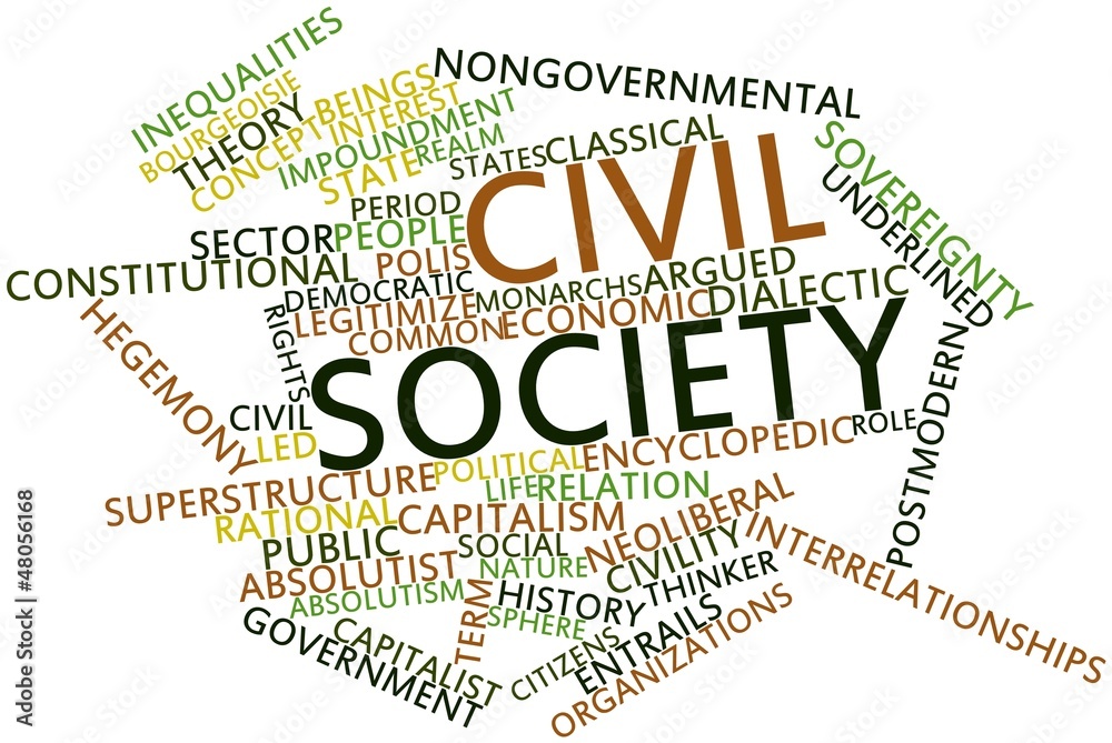 Word cloud for Civil society Stock Illustration | Adobe Stock