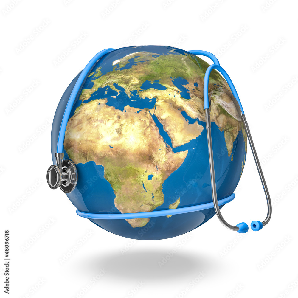 World health, Earth map texture source: cinema4dtutorial.net Stock ...