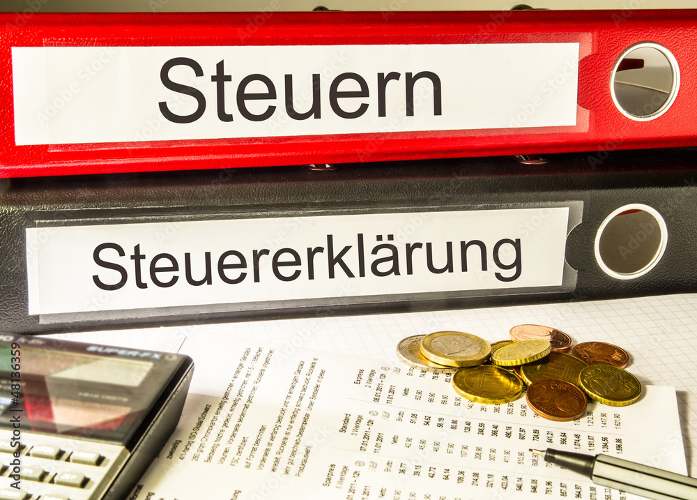 Steuern Steuererklärung Stock-Foto | Adobe Stock