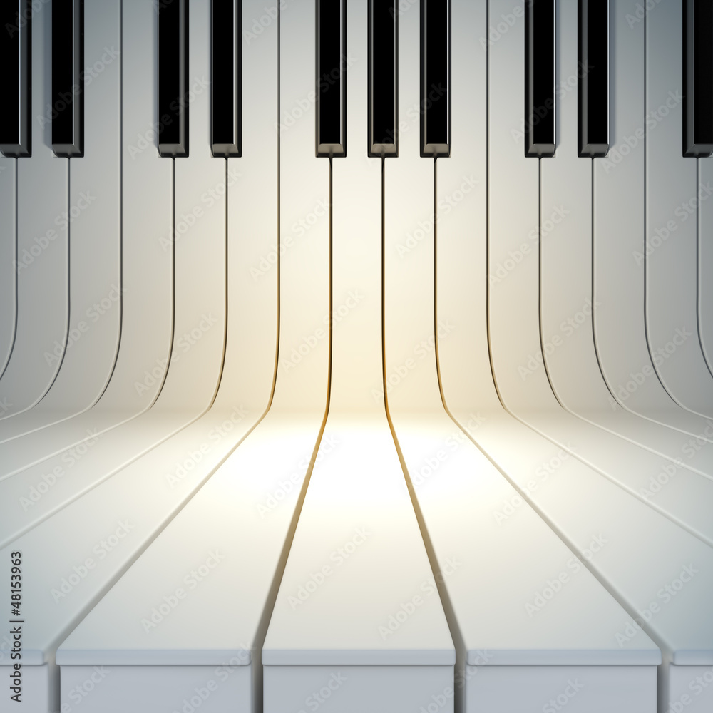 blank surface from piano keys Stock Illustration | Adobe Stock