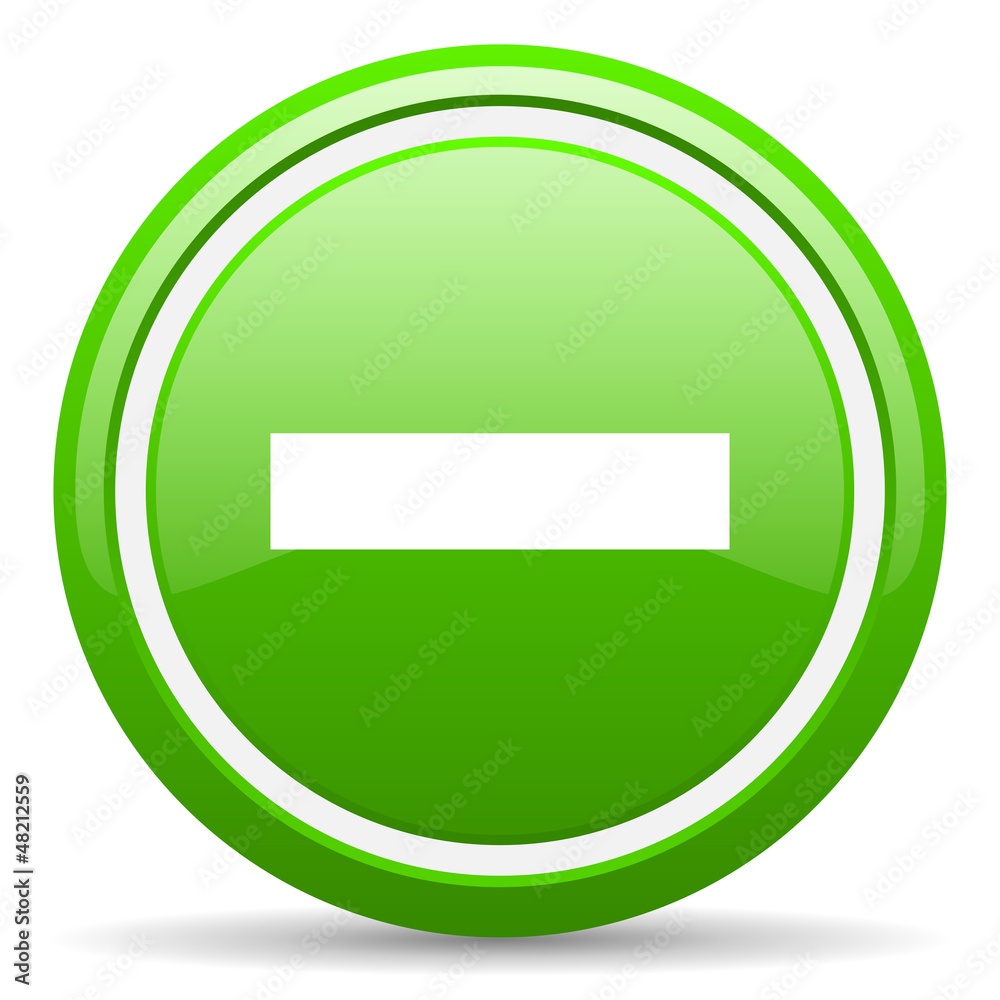 Green Minus Icon