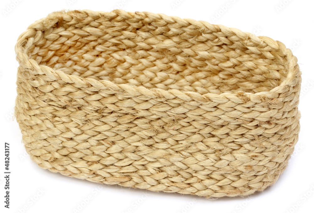 Handmade rope basket Stock Photo | Adobe Stock