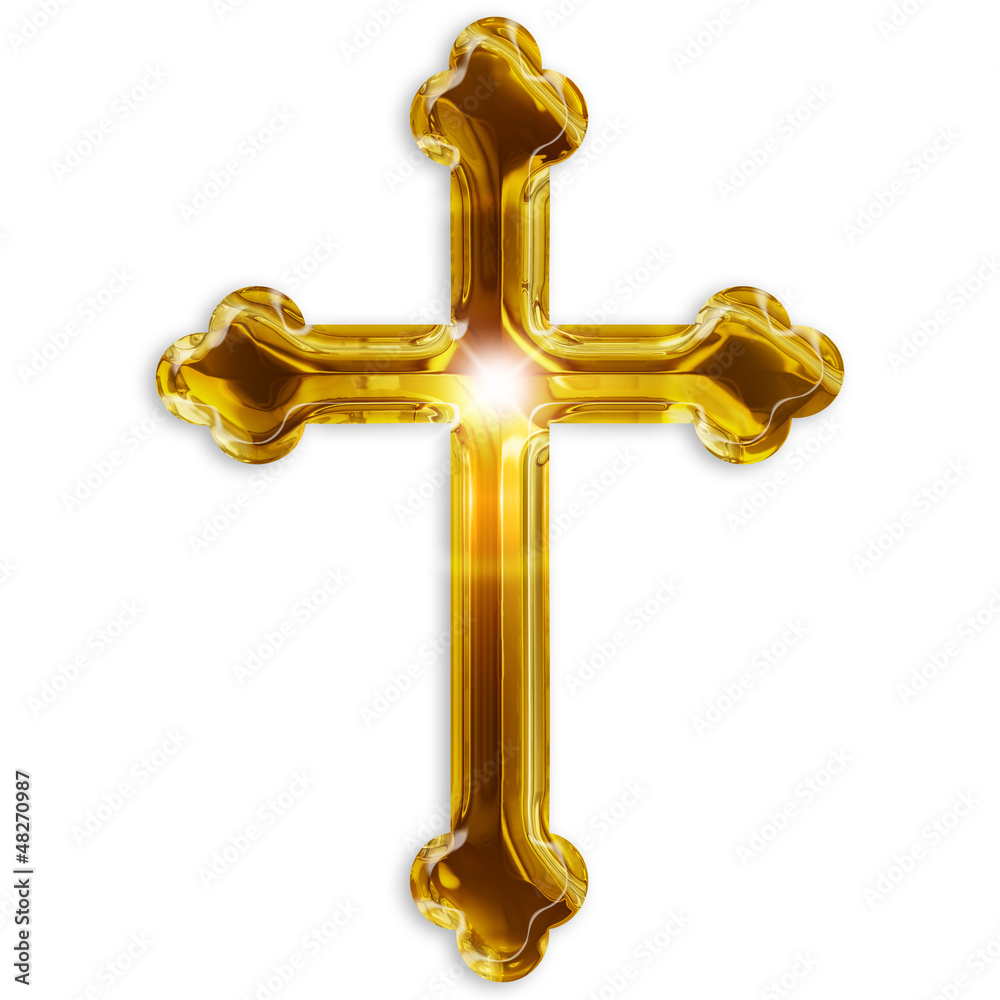 religious symbol of crucifix Stock Illustration | Adobe Stock